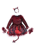 Punk Devil Costume for Girls