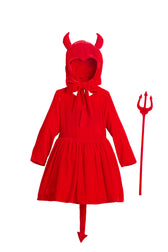 Vintage Devil Costume Set for Women