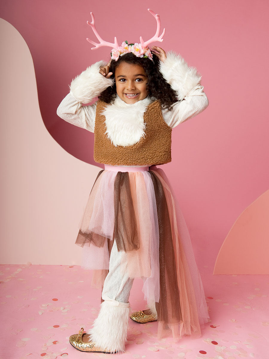 Rose Deer Costume for Girls | Chasing Fireflies