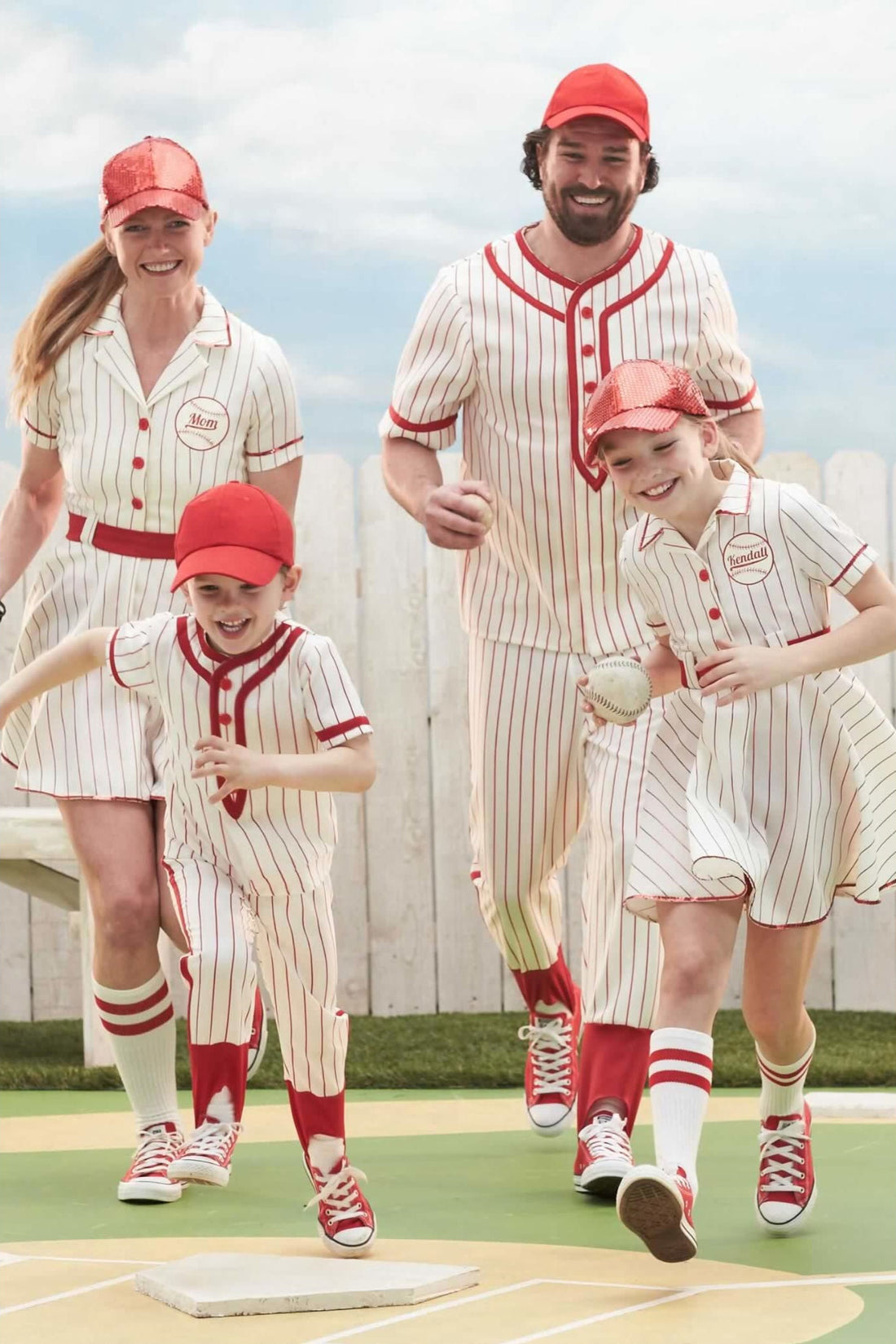 Retro Baseball Player Costume for Girls – Chasing Fireflies